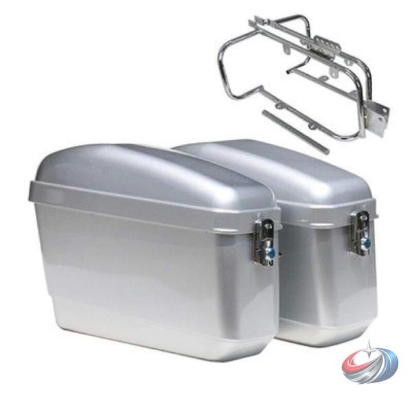 サイドボックスの外形寸法はL42 * W20 * H31cmです。内側のサイズはL41 * W18cmです。箱の底にある2つの穴の間の距離は15cmです。サイドボックスはABS素材でできており、丈夫で耐摩耗性があり、長寿命です。このバイクの...