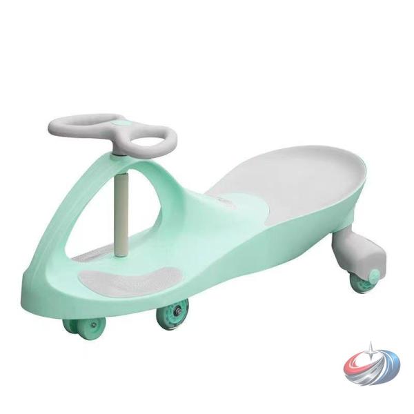 ★組み立てた状態でお届けしますので・すぐにご使用いただけます★■淡いピンク　パステルカラー　シャーベットカラー 　ベビーカラー　おもちゃの車■大人気のスイングカーに新色登場?■簡単なハンドル操作だけで進む不思議なエコカー！■ハンドルを動かす...