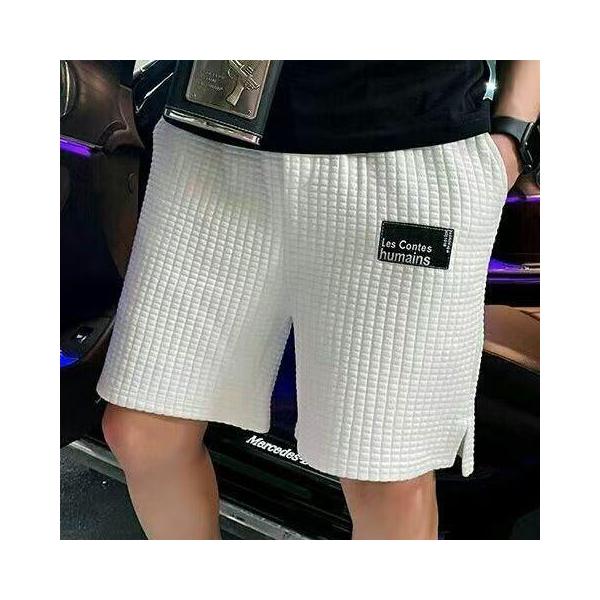 ショートパンツ メンズ ハーフパンツ 短パン ワッフル スポーツ おしゃれ 部屋着 男性  運動着 軽い 登山 海 ビーチ 速乾 通気大好評オニワッフル素材がショートパンツとして登場！着心地も雰囲気も柔らかく、爽やかな仕上がりのオニワッフル...