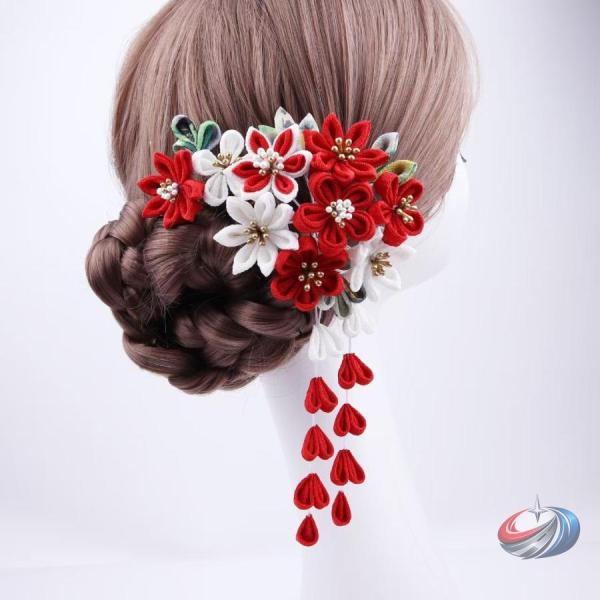 キーワード：髪飾り ヘアアクセサリー 造花 アーティフィシャルフラワー プリザーブドフラワー 和装小物 ヘッドドレス ヘアコサージュ ヘッドアクセ 女子 子供 学生 大人 入学式 成人式 卒業式 ヘアアレンジ イベント コスプレ パーティー...