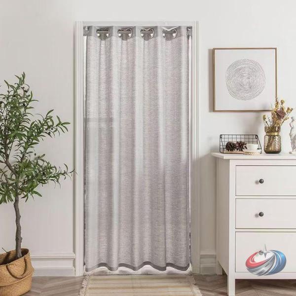 【仕様】サイズ：幅120cm*丈180cm（幅60cm-80cm範囲の設置場所に適応しております。）【高品質な素材】ポリエステル　柔らかな厚手の素材感のしっかりした生地、色も落ち着いで、高級感があります。ポリエステルの生地ですが、一年中にも...