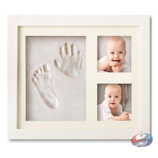 赤ちゃん　手形　足型　写真立て　フォトフレーム　ベビープリント　出産祝い　安心　手形足型 おしゃれ 誕生日 メモリアル　新生児 男の子 女の子 プレゼント ギフト メモリアルグッズ ベビーフォト ベビーフォトフレーム　ベビープリント・フォト...