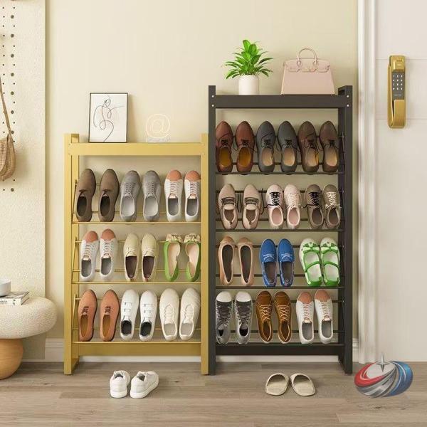 適応場所：玄関、リビング、寝室など備考：組立品●スリムで省スペース●収納力抜群靴を斜めに立てて収納する方法で、限られたスペースの玄関でもたくさんのシューズをスッキリと収納することができます。●便利な木製天板付き天板は高品質素材採用なので、傷...