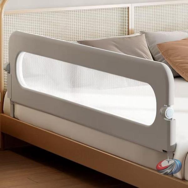 ベッドガード 転落防止 ベッドガード 赤ちゃん ベッドフェンス ガード 高さ14段調整可 クッション サイドガード 子供用 ガード ハイタイプ ベビーサークル ベッドガード 折りたたみ 寝返り メッシュ 80/120/150/180cm ベ...