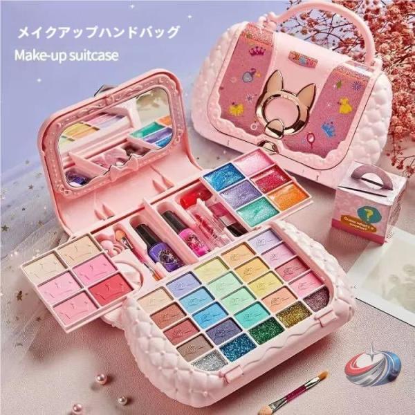メイクセット 女の子向け お子供用化粧品のおもちゃ 5歳以上化粧道具おもちゃ キッズコスメセット ミラープリンセス おもちゃ【注意事項を予めご了承ください】●一部の商品は輸入品ですので、入荷時期により、若干デザインや仕様が変わる場合がござい...