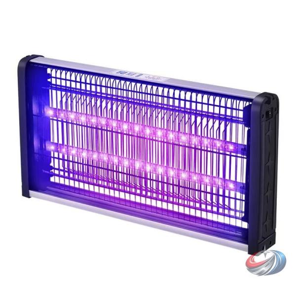 【省エネー】高電圧が印加されたグリッドを害虫が通過する瞬間、グリッドの絶縁が破壊されて放電を起こし、バチバチという音響と放電の光を発生させ、多数の害虫を駆除できる。だけで、虫を殺すには十分効果が有り、そしてとてもエコで、省エネ！【様々な場所...