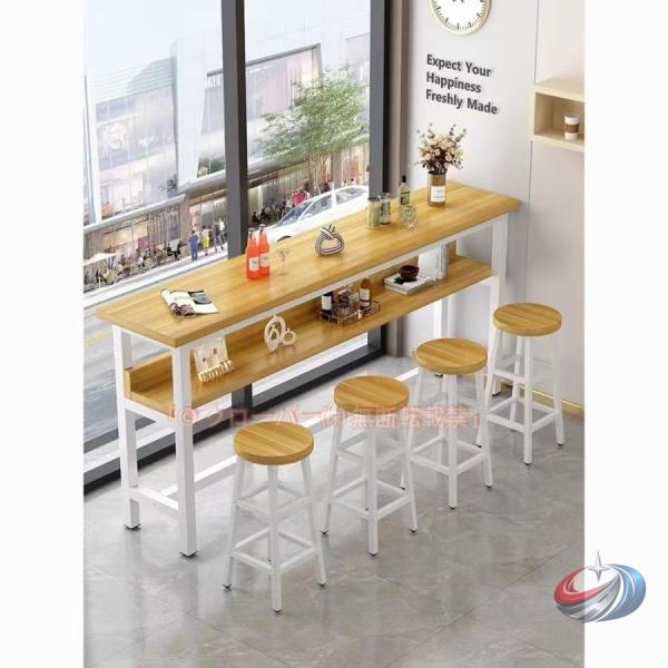 モダンで絶妙なデザイン：カウンターテーブルはシンプルでスタイリッシュなデザインを採用しており、シンプルなラインと滑らかな形状は、小さなアパートに非常に適した高品質のライフスタイルを象徴しています。立って使える高さ100cmのサイドテーブルで...