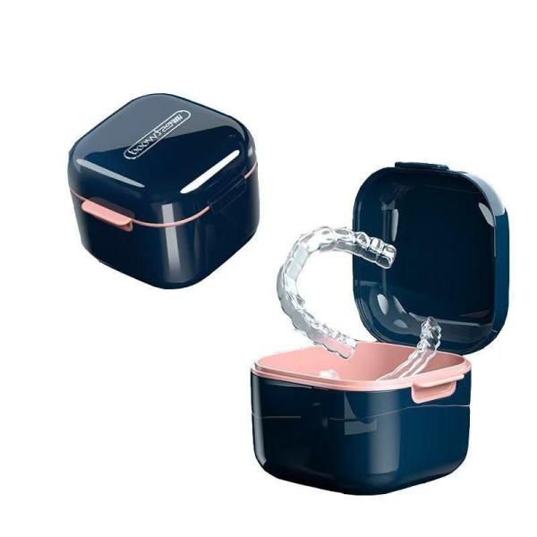 マウスピース ケース入れ歯 洗浄 ケース 持ち運び 部分入れ歯洗浄ケース いればケース 多機能 リテーナーケース 耐熱100度 携帯用 矯正ボックス 携帯便利 抗菌