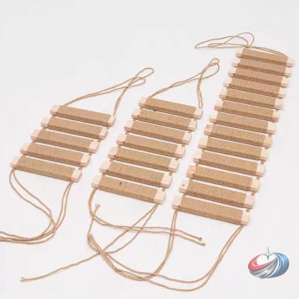 寸法：橋の長さ：1メートル、50cm、35cm（橋の両端のロープの長さを除く）、ボードの厚さ：5cm、橋の幅：25cm吊るすのも便利で、本棚の高さは自分で決めることができます。猫の本能を満たし、猫に楽しみを加え、壁に取り付けます。猫に十分な...