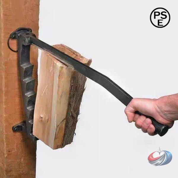 薪割り 薪割り台 壁掛け 薪スタンド 薪割りクサビ ネジ付き薪薪割り機 - ウッドカッター 中庭用ウッドスプリッター アウトドアキャンプ アウトドアマニュアルウ