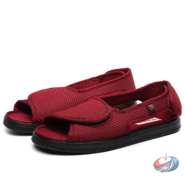 メイン素材: ポリエステル表地: ポリエステルソール素材または裏地: ゴムヒールのタイプ: フラット4E相当なゆったりしたデザインは甲高・幅広・外反母趾・やリハビリ用におすすめ・浮腫した足や変形した足でも快適に履ける逸品です。履きやすく・履...