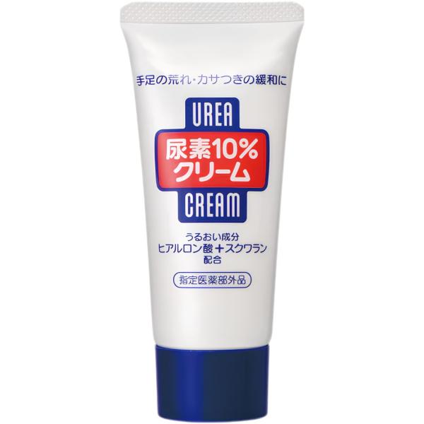 手足の荒れやカサつきが気になる方におすすめの尿素10％配合クリームです。角質層に水分を保持し、肌をやわらかく保ちながら、かかと・ひじ・ひざ・指先など乾燥しやすい部分をケアします。うるおい成分としてヒアルロン酸とスクワランを配合。べたつきにく...