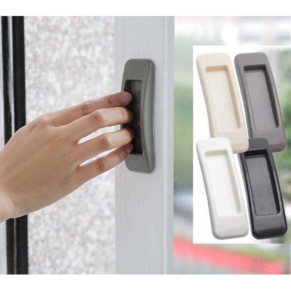 取っ手 引戸用取手 引き戸開閉補助 引き戸 引き手 補助ハンドル 窓、網戸、引き出し、押入れ、ドア、食器棚、下駄箱、本棚など使用開閉がとっても楽になる窓やガラス戸等に貼ることで引き戸の開閉が楽になり、お子様やお年寄りにも簡単に開閉できるよう...