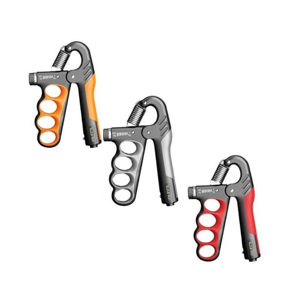 初心者の軽いトレーニングから、本格的な筋力強化を目指す上級者まで、幅広く対応します。●自分に合わせて5kg-100kgまで負荷調整●カウンター機能付きで回数管理も簡単●握りやすい設計●いつでもどこでもトレーニング商品内容：ハンドグリップ本体...