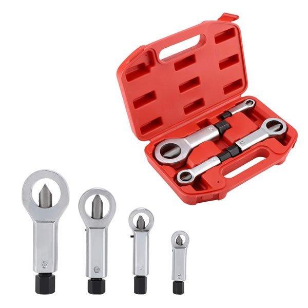 空【ナットカッター】<br>ナットブレーカーとは<br>ナットを破壊するための工具です。<br><br>錆でナットが回転しなくなったり<br>ナットの山がなめて（つぶれて）しまい&...