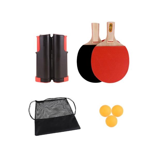 オフィスや自宅で楽しめる!!ポータブル卓球set!!!<br><br>持ち運び楽々でテーブルがあればどこでも卓球台に早変わり!!<br><br>会社の休憩中に部下と勝負したり<br&gt...