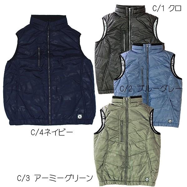 ベストは着用期間が長くアウターとしてはもちろんですがインナーとしてもお使いいただけます。また室内着としてもとっても便利です。機能 左内ポケット付き。裏地アルミプリントで保温効果。背面　反射パイピング付。※カタログ画像を使用しておりますが、光...
