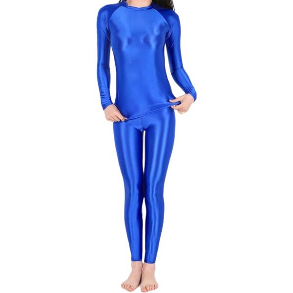 バリエーションコード : 2B2YPJ6OI1上下とも光沢感、つるつる感のある伸縮繊維で全身光沢を楽しめるセパレートタイプのレギンスです。高弾力スパンデックス生地が貴女の身体を美しく艶やかに包み込みます。伸縮性に富んた素材は身体のラインを綺...