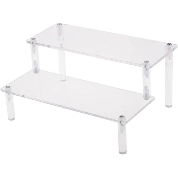 バリエーションコード : 2B2VF4G8PD「鑑賞や商品陳列に最適」アクセサリーやフィギュアの展示・鑑賞に最適です。商品陳列としても使用できるアクリルスタンドです。用途に応じて段数をご選択頂けます。「高い透明度でクリア」クリアなスタンドで...