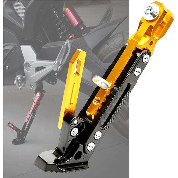 バリエーションコード : 2B21O6QDS6・v鮮やかなカラーリングが目を惹く、バイク、オートバイ、モーターサイクル用のサイドスタンド、メンテナンススタンド、キックスタンド、交換する事でスタイリッシュなセンスが光ります・v高品質アルミニウ...