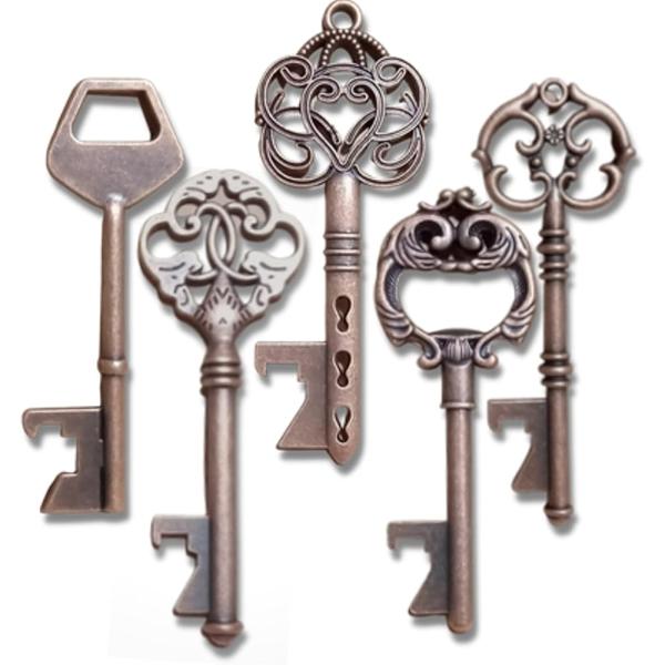 ・劇、舞台などで古い鍵の小道具としてご利用ください。・宝探しゲームなど企画や景品として、子どもたちへの夢の贈り物としても喜ばれます。・合コンでのウケ狙いなど、意外な栓抜きとしても面白く驚かれます。・友達や仲間同士で、持ち合って友情の証として...