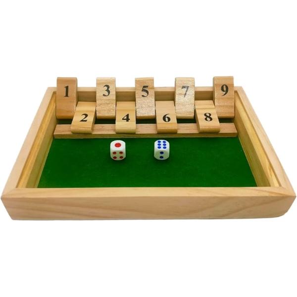 こちらの商品はヨーロッパの伝統ゲーム、シャットザボックスです。サイコロの出た目を足したり引いたりして争う1〜4人向けのボードゲームです。ヨーロッパの歴史が語る通り、シンプルなルールだからこそ飽きることなくかつ熱くなるゲームです。友人や、ご家...