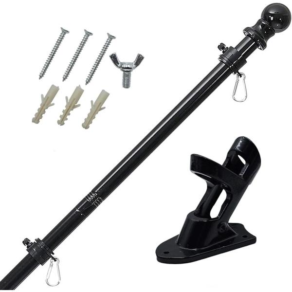 バリエーションコード : 2B43NDYGF6・国旗、社旗など旗やフラッグを掲げるのにぴったりの、旗用ポールです。風が吹いても絡まりにくいデザインです。・組み立てはかんたん。ポールは5つのパーツに分かれるので、使わないときはコンパクトに収納...