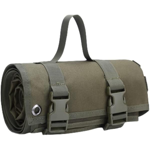 バリエーションコード : 2B25YDSLKH上部には3本x2列のmolle対応ウェビング付き、コーナーにはグロメットホールが付き、風が強いときに地面に固定できます。簡単に小さく畳めばバッグ型になるので、持ち運びも楽々。携帯便利な取っ手付き...