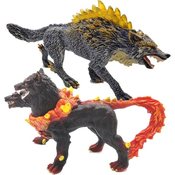 バリエーションコード : 2B29Y1TOURグレーウルフフィギュアとヘルハウンドフィギュアの2体セットです。凛々しい爽快な神話フィギュア2体セットですので、かっこいい人形として家族・親子・兄弟・友達・友人と一緒に遊んでいただけます。逞しい...