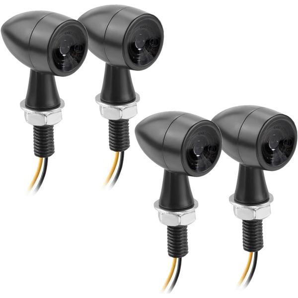 バリエーションコード : 2B28XXXVCC・「商品概要」スタイリッシュな砲弾型デザインで様々な車種のバイクに合わせやすい汎用LEDミニウインカー。ネイキッド、スポーツ、アメリカン、カフェレーサー、クラシック、旧車、スクーターなど様々な車...