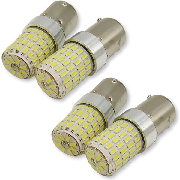 バリエーションコード : 2B2F6J3WPG・「使用・サイズ」S25 LED シングル球 72 SMD LED 平行ピン / カラー: ホワイト ・ アンバー / 全長約4.5cm　直径約1.2cm・「超高輝度」低品質のLED特有の異常発...