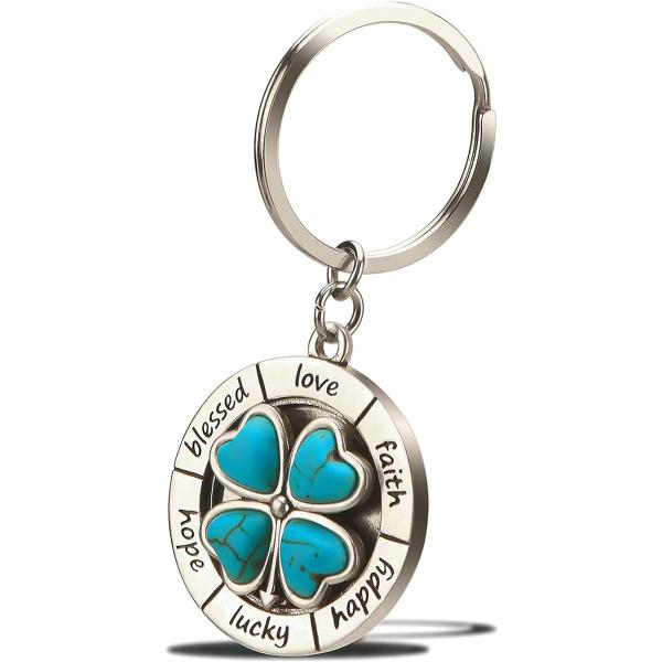 バリエーションコード : 2B2QTUX266・このハンドスピナーはステンレス製です。・本商品は固定された丸いフレームと回転する四つ葉のクローバーで構成されています。固定された丸いフレームは6分割されており、それぞれに幸運なワードが刻まれて...