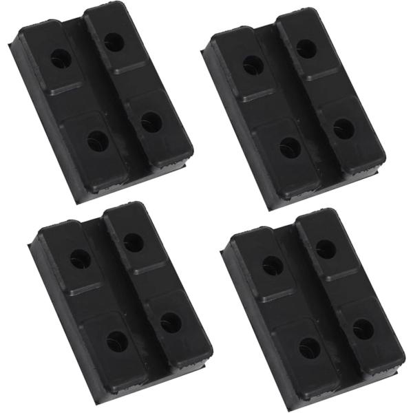 「深めに設計されたミゾ」深めに設計されたミゾがしっかりと車体をキャッチ。ジャッキ側にも溝があるので被せるだけで簡単に装着できます。重力分散が良く4点支持なので安心して使えます。「ビス留め穴付き」裏面にはジャッキに固定することができるビス留め...