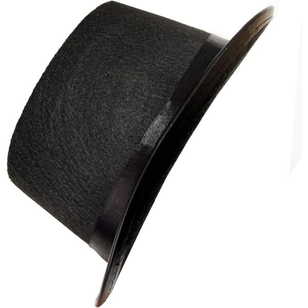 本体素材：ウールフェルト、リボン素材：ポリエステルサイズ感：頭周り参考寸法：だいたい48cm-50cmぐらいのキッズサイズ想定しっかり熱圧縮で整形してあります。軽く硬めのシルクハットです衣装に、コスプレに、ダンスや演劇に、などご利用シーンは...