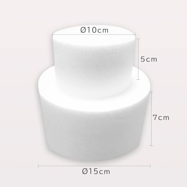 バリエーションコード : 2B2QP9YW6Y「あなたも挑戦..DIYでクレイケーキ作り..」ダミーケーキ、クレイケーキ作りに欠かせない土台作り。なかなか近くに売られていない円柱状の発砲スチロール。キレイなフェイクケーキ作りには欲しいアイテ...