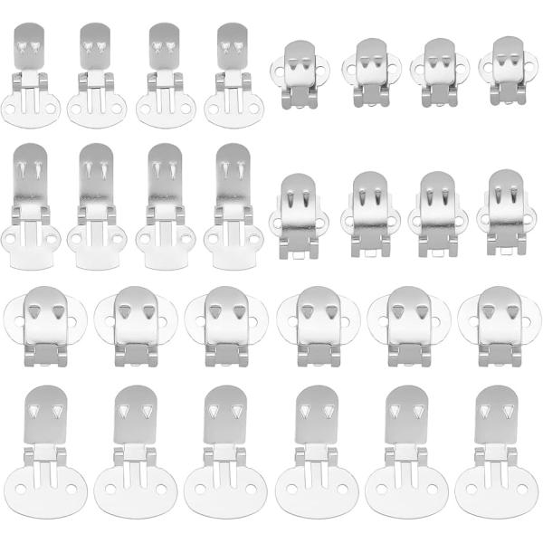 シューズクリップ3サイズ：25x14mm、31x19mm、30x14mmの3種類のサイズがあり、各サイズ20個、合計60個入りです。ほぼすべてのニーズに対応できる豊富なサイズ。フラットな背面デザイン：シュークリップはすべてフラットバックタイ...