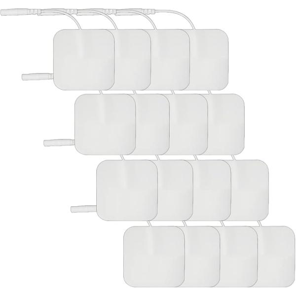 バリエーションコード : 2BJIYQDU9C「サイズ」角型５x5cm「内容量」8袋16枚入「プラグ」直径 2.0mm (世界標準サイズ)粘着パッドを使用するEMS機器に対応繰り返しお使いになれます