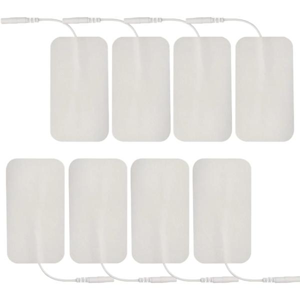 バリエーションコード : 2BJIYQDU9C「サイズ」角型５x９cm「内容量」4袋8枚入「プラグ」直径 2.0mm (世界標準サイズ)粘着パッドを使用するEMS機器に対応繰り返しお使いになれます