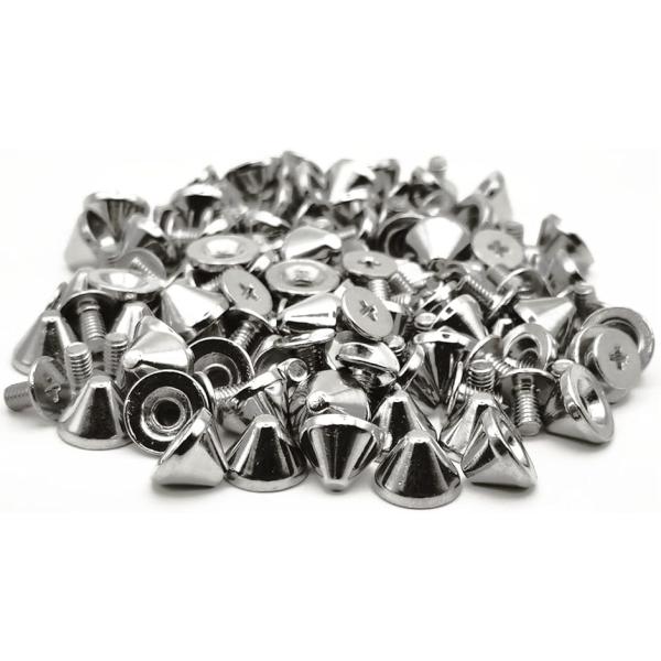 バリエーションコード : 2B2QODX9TF・「スタッズパーツでレザークラフトやハンドメイド品をパンク・ヘビーメタル風にアレンジ」バッグ、ベルト、靴、レザーブレスレット、ブーツ、ハンドバッグ、帽子、ジャケットなどのリメイクに活用できる鋲ス...