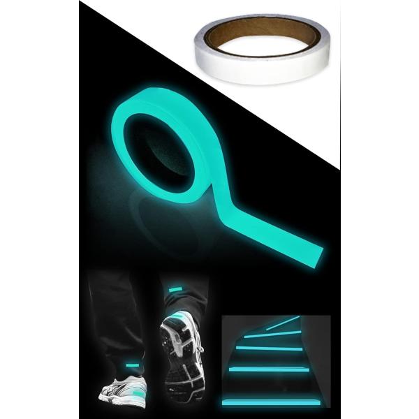 バリエーションコード : 2B2R5WOLP9「光る。蓄光テープ」日中の光を吸収して発光。夜間の階段や照明スイッチに。非常口の表示に。夜間の外出の視認性UPに。自転車に。お子様の工作・自由研究に。ハロウィンなどの仮装に。アイデア次第で使い方...
