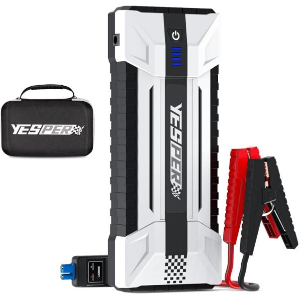 バリエーションコード : 2B963U00G1「大容量バッテリー＆12V車用ジャンプスターター」YESPER Speed シリーズバッテリージャンプスターターは20000mAh大容量バッテリーが搭載しておりので、12V車なら全般対応できます...