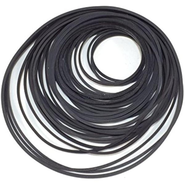 ・オーディオ機器修理、交換、補修用ゴム角ベルトセットです。＊カセット　＊ビデオ（VHS）　＊ウォークマン　＊オープンリール　＊CD　＊MD　＊レーザーディスクプレーヤーなどにお使いいただけます。・「サイズ」（約）：直径 35 mm〜 125...