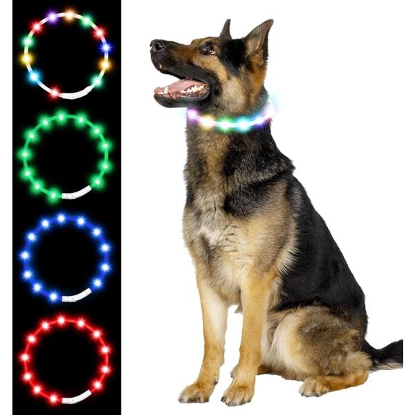 バリエーションコード : 2B2X6CUNID「シンプルなデザイン＆取付簡単」シンプルなデザインなのでどんな犬種にも似合います。また、取り付けがとても簡単なので、ご愛犬にストレスをかけないです。「4つ発光モード＆4色選択可能」最新版LED首...