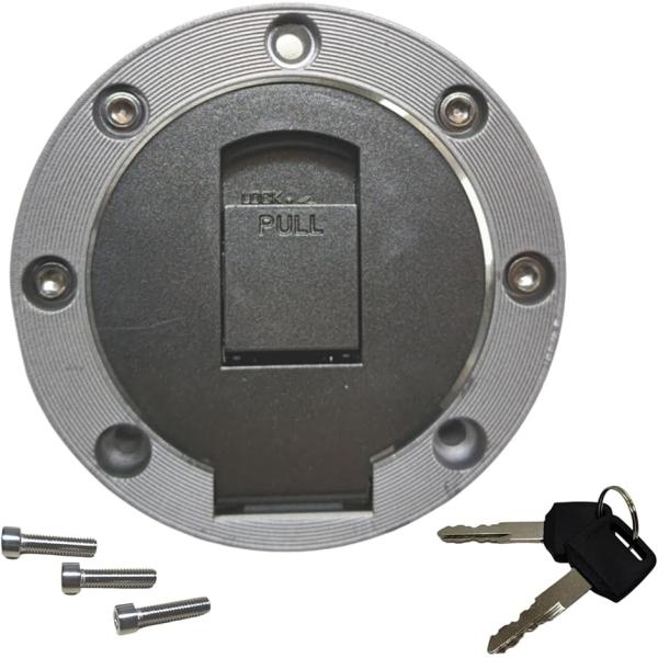 バリエーションコード : 2B2X96I4DL・YAMAHA 7穴 燃料 タンク キャップ 鍵2本付き・TZM150 TZM50R/TZR50R XJR1200 1300 400 YSR50 80 等に適合・錆などの経年劣化、鍵穴が回しにく...