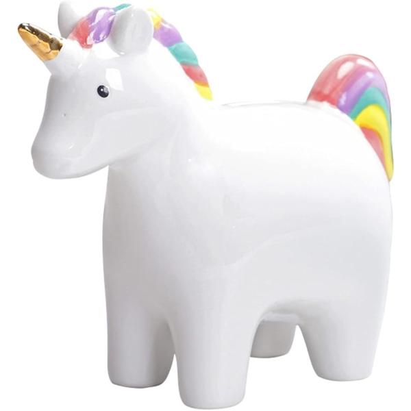 バリエーションコード : 2B42ILOV42・オシャレで可愛いユニコーンのピギーバンクです。貯金が苦手な人でもプチ贅沢貯金として貯金が楽しめます。会社のデスクやテーブル、お部屋のインテリアに最適。底部のキャップを外して簡単に、お金を取り出...