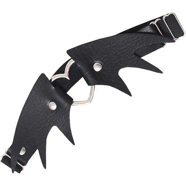 バリエーションコード : 2B6LHJL4VF・ガーターベルト風な、脚周りをちょっとハードなイメージにできちゃうアイテム。・パンキッシュなファッションから、ゴスロリ系、Ｖ系など、ちょっとしたアクセントにも。・太もも、膝上、脛等お好みの位置で...