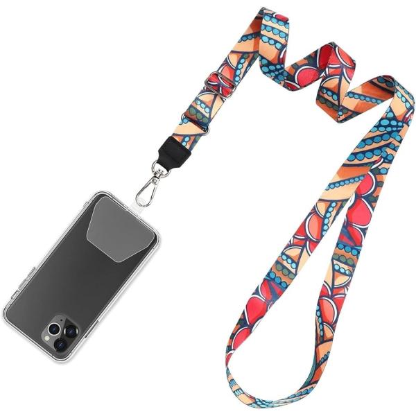バリエーションコード : 2BJT93RV91「セット内容」パッチx2、ネックストラップx1（最長約72cm、最短約42cm） ご注意：スマホケースを付属しておりません。「自由に操作」ネックスマホを首に掛けておけば、落下防止になり安心して操...