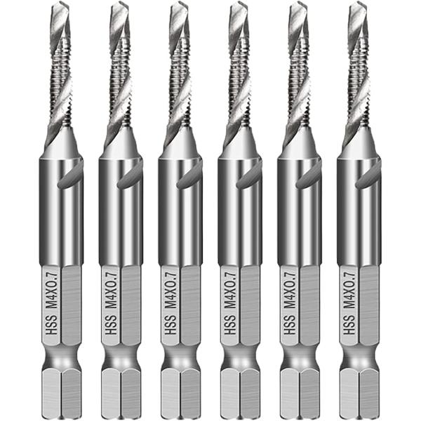 バリエーションコード : 2BUJI51R3R・六角軸ドリルの6本セットです(M4)。・チャック滑りが少なくインパクトドライバーなどでの使用が可能で、正確な穴あけ作業ができます。・＞鉄・アルミ・樹脂・木材への穴あけに最適です。・独自の先端形...