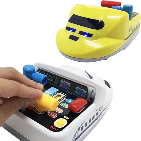 バリエーションコード : 2B46PHNN0R・「本物そっくり。」子どもだけでなく大人にも人気の新幹線ドクターイエローとN700Aが憧れの運転士になれるおもちゃになって登場しました。マスコンやブレーキレバーなど、操作すると走行音が出るぞ。ま...