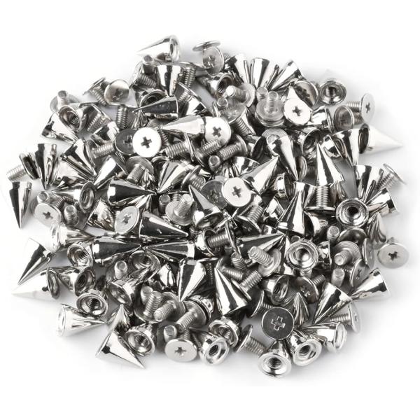 バリエーションコード : 2B2QODX9TF・「スタッズパーツでレザークラフトやハンドメイド品をパンク・ヘビーメタル風にアレンジ」バッグ、ベルト、靴、レザーブレスレット、ブーツ、ハンドバッグ、帽子、ジャケットなどのリメイクに活用できる鋲ス...